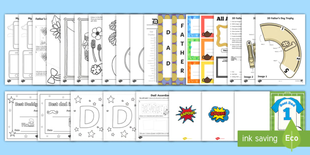 Father's Day KS1 Activity Pack (teacher made)