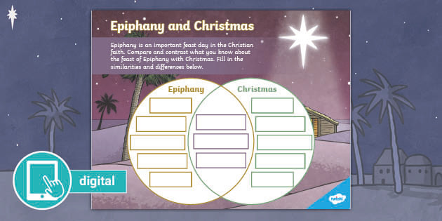 Epiphany and Christmas Venn Diagram (teacher made)