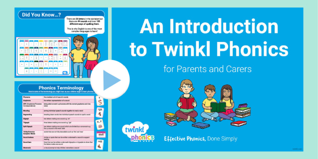 Parents and Carers - Introduction to Twinkl Phonics