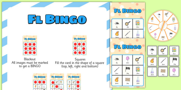 FL Spinner Bingo (teacher made)