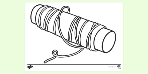 FREE! - Elastic Thread Hilo Elastico Colouring Sheet | Colouring