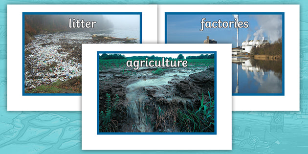 River Pollution Display Photos (teacher made)