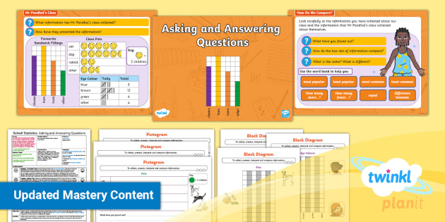 Year 2 Statistics Primary Resources - PlanIt Maths Year 2 Primary