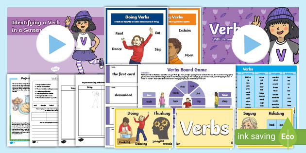 Activities on Verbs Resource Pack | Primary (teacher made)