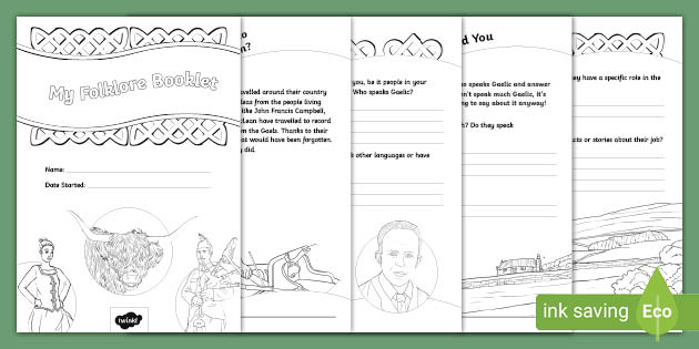 Scottish Folklore Activity Booklet | CfE Teaching Resources