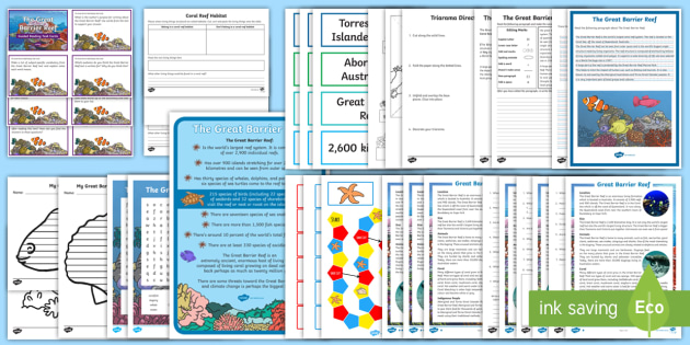 Great Barrier Reef Upper Primary Resource Pack