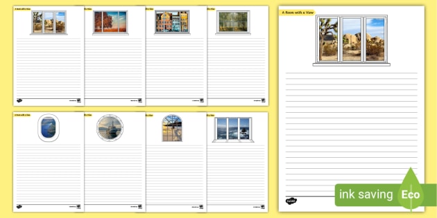 KS2 'A Room with a View' Descriptive Writing Prompt Sheets