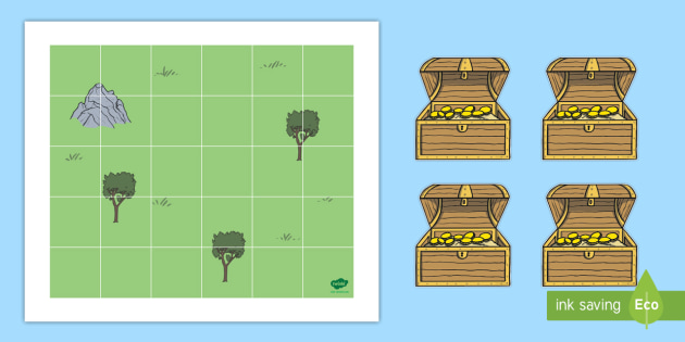 Treasure Activity Mat (Compatible with Bee-Bot)