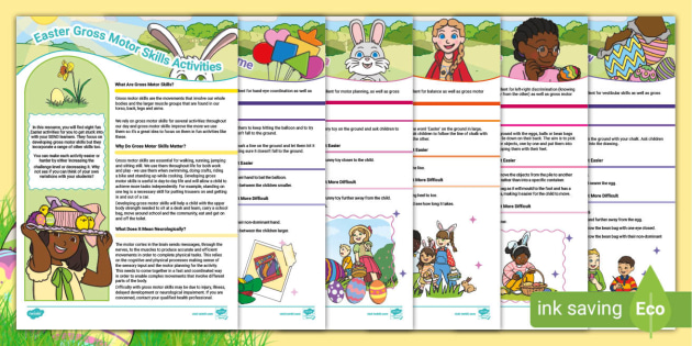 SEND | Easter Gross Motor Activities | Twinkl (teacher made)