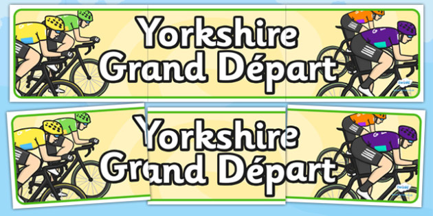 FREE! - Yorkshire Grand Départ Display Banner - le tour, france