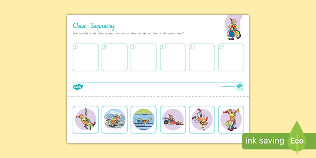 Clown Sequencing Activity