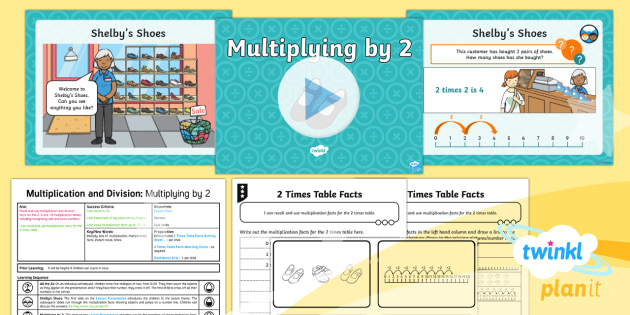 Multiplying by 2 Lesson Plan - Year 2 Maths