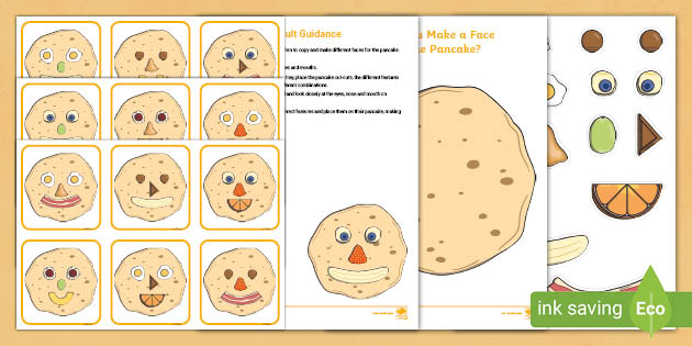 Make a Pancake Face Activity Pack (teacher made)