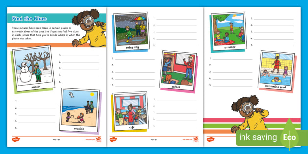 Find the Clues (teacher made)