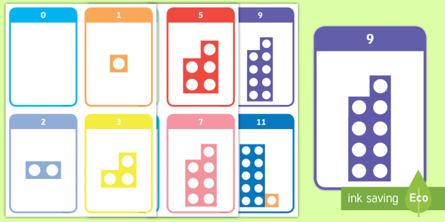 Number Shape Bonds to 20 Flashcards - KS1 Maths Primary Resources
