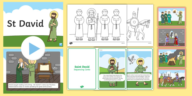 Saintt David Story Resource Pack (teacher made)