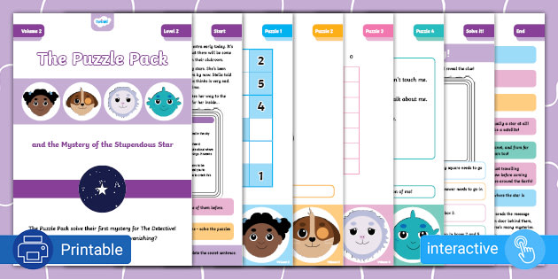 * NEW * Puzzle Pack - Volume 2 - Logic Puzzles For Kids – Twinkl