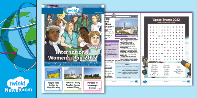 NewsRoom KS2 News Magazine - April 2022 (teacher made)