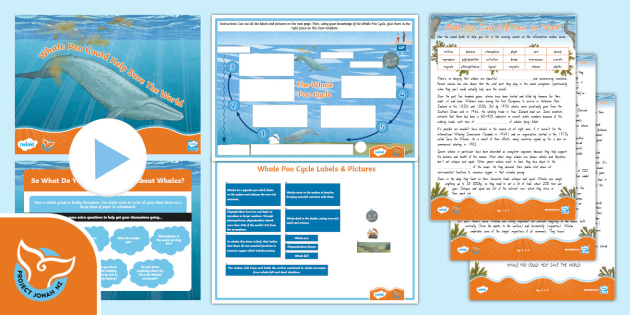 FREE! - Project Jonah: Whale Poo Could Help Save the World! Pack