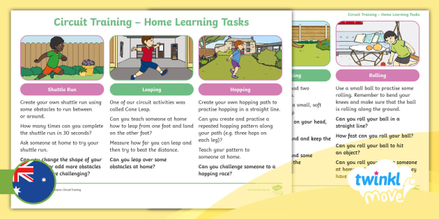 PE Circuit Training Cards | Year 1 | PE Resources | Twinkl