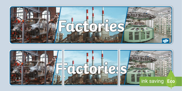 Factories Display Banner (teacher made)