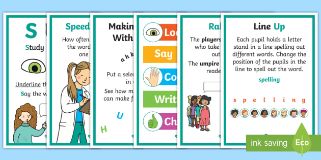 Spelling Strategies Posters teacher Made 