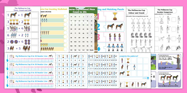 Horse Themed Maths Pack for F-2 (teacher made)