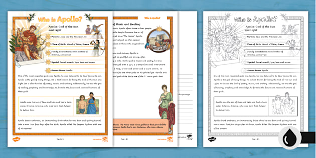 Greek Gods Readings | twinkl.com.au