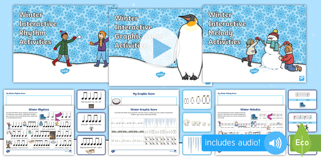 👉 Winter Music Composition Resource Pack (teacher made)