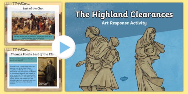 Highland Clearances Art Response Activity PowerPoint