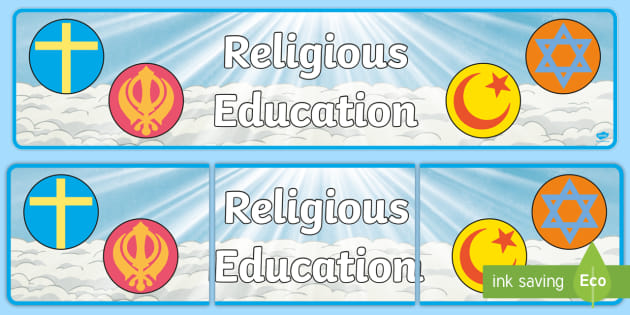 FREE! - Religious Education Display Banner - religion, RE, religious