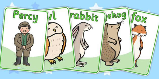Display Posters to Support Teaching on Percy The Park Keeper - percy ...