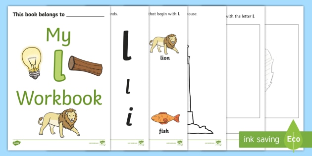 My Workbook l lowercase (teacher made)