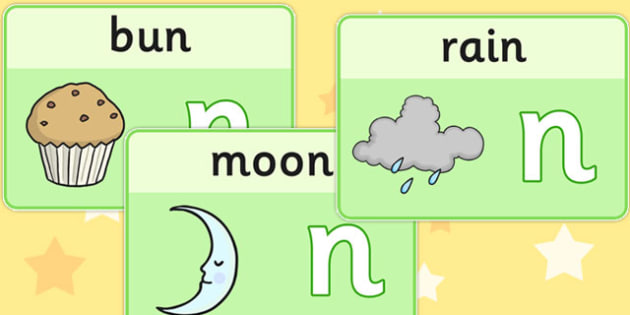 Final 'N' Sound Playdough Mats