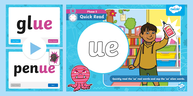 Phase 5 Quick Read ue PowerPoint (teacher made)