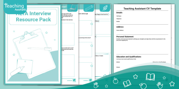 HLTA Job Hunting and Interview Resource Pack (teacher made)