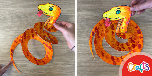 Snake Art Projects Kindergarten Toilet Roll Snake Craft For Chinese