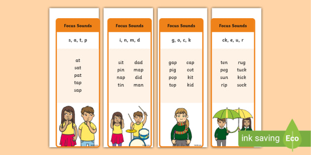 Twinkl Phonics Level 2 Spelling Bookmarks (teacher made)