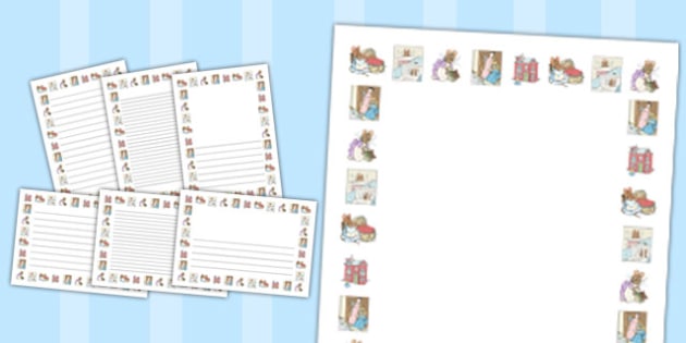 The Tale of Two Bad Mice Page Borders (teacher made)