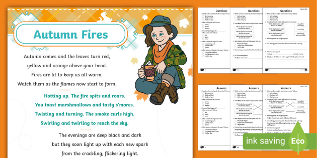 Autumn Reading Comprehensions | twinkl.com.au