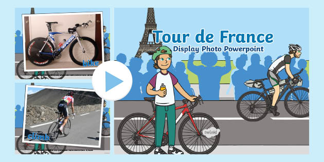Tour de France Display Photo PowerPoint