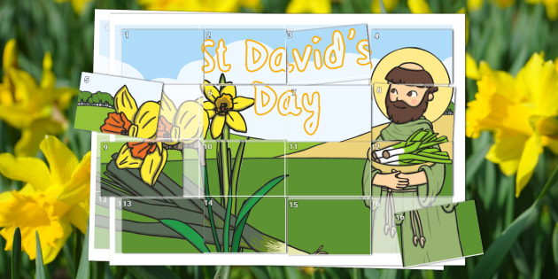 St David's Day - Sticker Puzzle - Sticker Activity