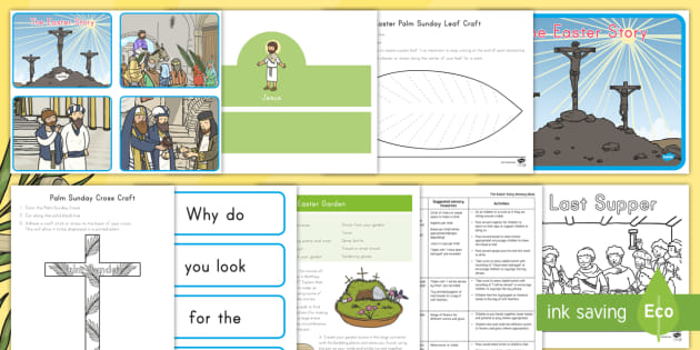 Easter Meaning | Easter Story Activity Pack | Pre-K to 2nd