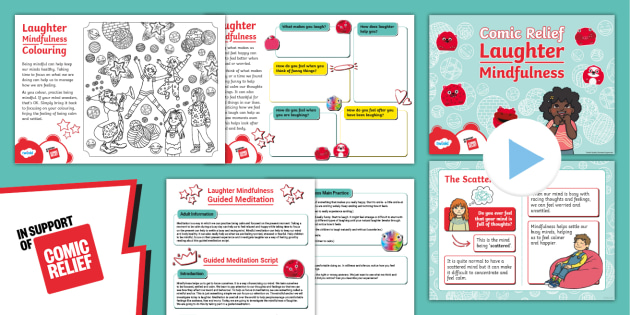 FREE! - Comic Relief Laughter Mindfulness Resource Pack 5-7