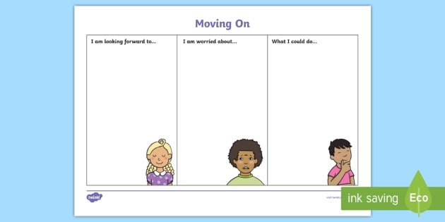 ASN Moving On Worksheet (teacher made)