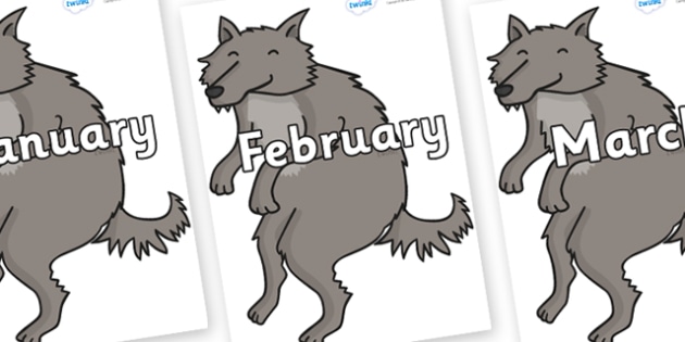 Months of the Year on Wolf