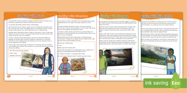 ELL Making Connections First Nations Fiction Readings Pack