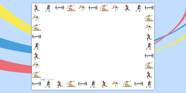 The Commonwealth Games Page Borders Landscape (teacher made)