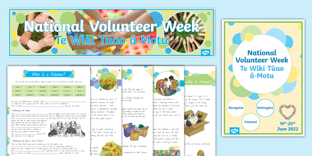 National Volunteer Week Activity Pack (teacher made)