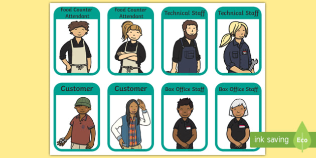 Cinema Role Play Badges